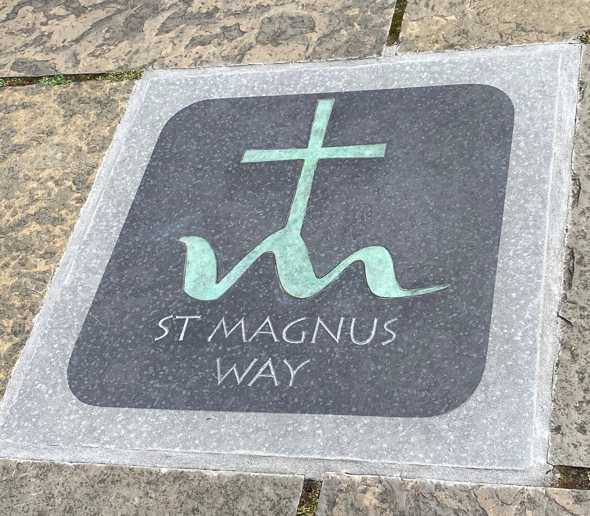 Dedication of the St Magnus Way plaque | St Magnus Way