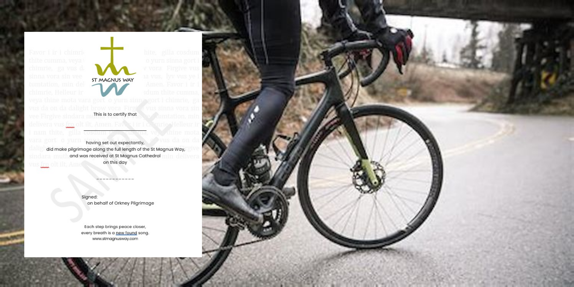 St Magnus Way Certificates | St Magnus Way